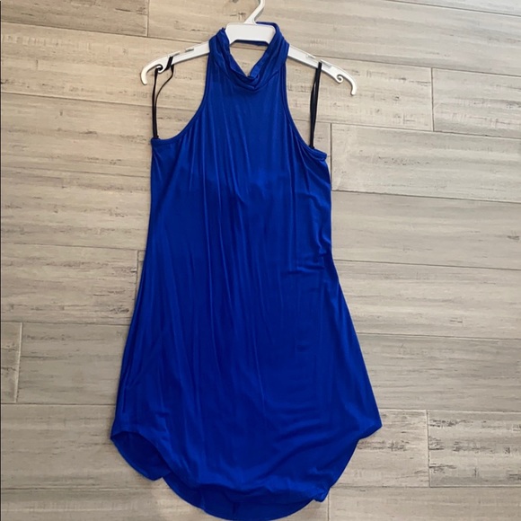 Dresses | Royal Blue Open Back Halter Dress | Poshmark